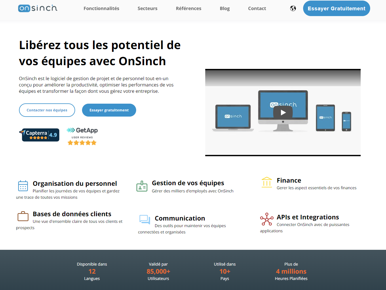 OnSinch : Avis, Prix & Alternatives | Appvizer